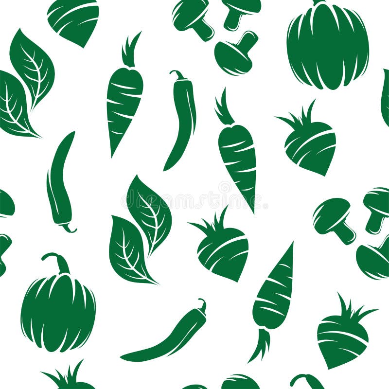 Vegetable pattern stock illustration. Illustration of abstract - 54494145