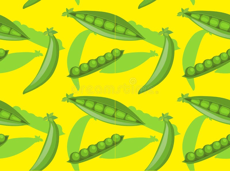 Vegetable Pee Yellow Background Seamless Wallpaper Stock Vector ...