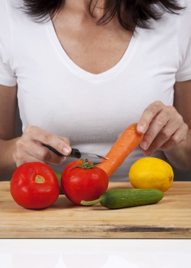 Vegetable peeling stock photo. Image of fruits, appetizer - 15102800