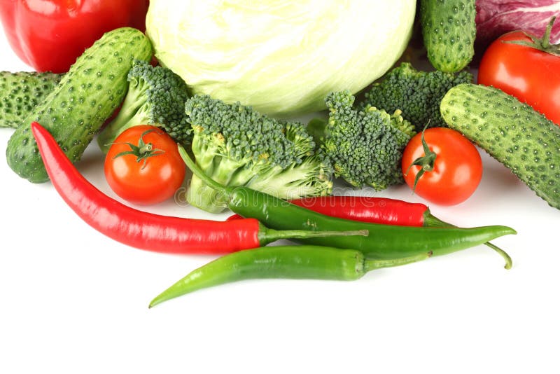 Vegetable pile stock photo. Image of fresh, lettuce, pepper - 22580790