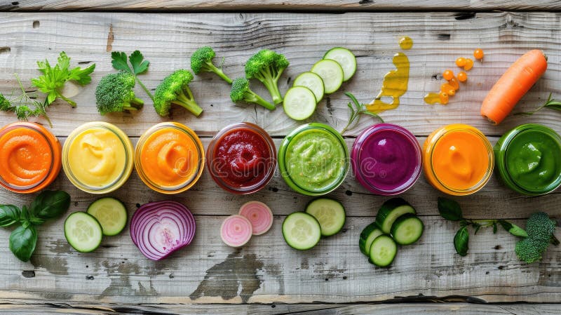 Vegetable Puree Top View. Selective Focus Stock Image - Image of dinner ...