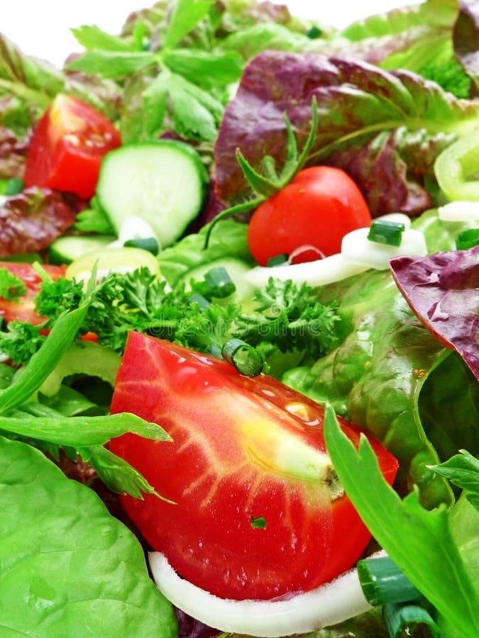 Vegetable salad stock image. Image of diet, natural, vegetable - 15156335