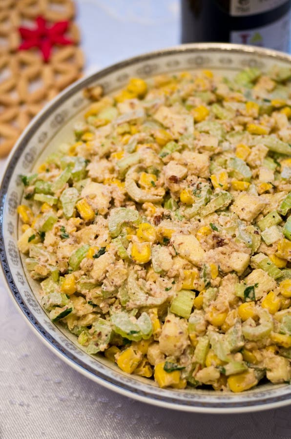 Vegetable salad bowl stock photo. Image of culinary, vegetarian - 87865202