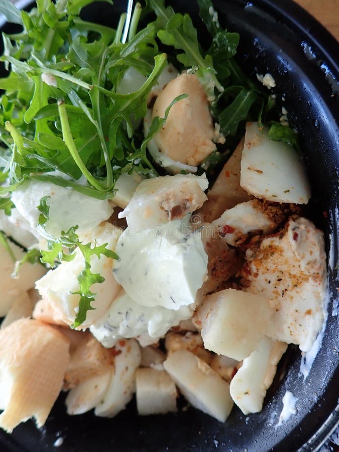 Vegetable Salad Mix with Cheese Stock Image - Image of diet, tomato ...