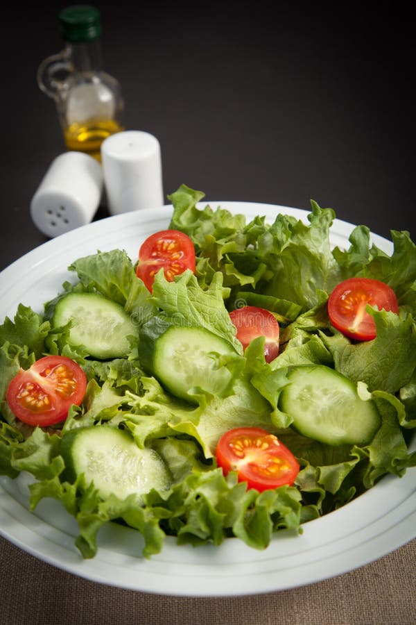 Vegetable salad stock photo. Image of spice, leaves, leaf - 38721208