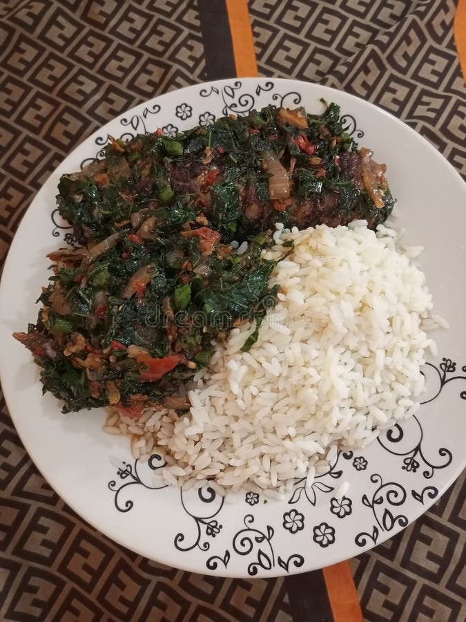 Vegetable Sauce with White Rice Stock Photo - Image of produce, food ...