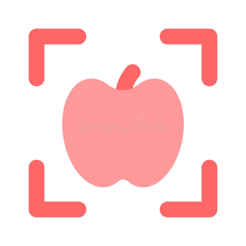 Vegetable Scanner Vector Design in Editable Style Stock Vector ...