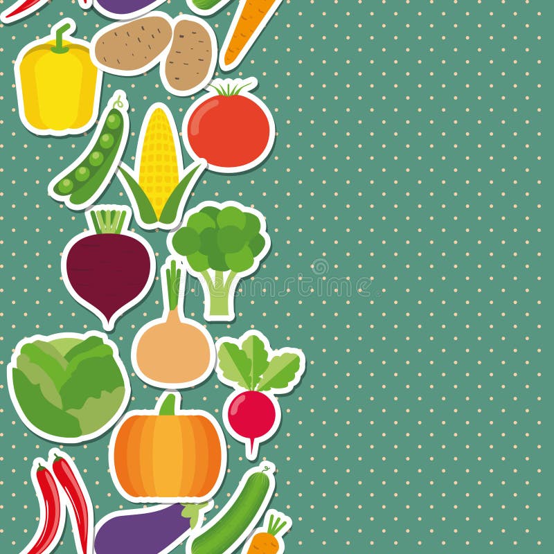 Vegetable Border Stock Illustrations – 25,386 Vegetable Border Stock ...