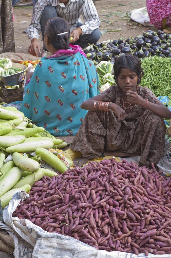 Vegetable Seller editorial image. Image of golden, triangle - 18540375
