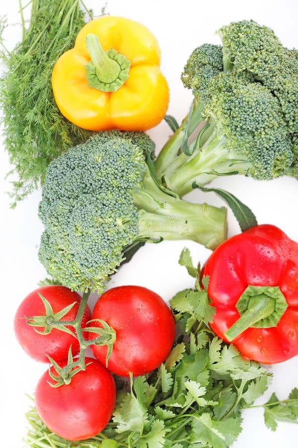 Vegetable Set for a Healthy Diet Stock Photo - Image of natural ...