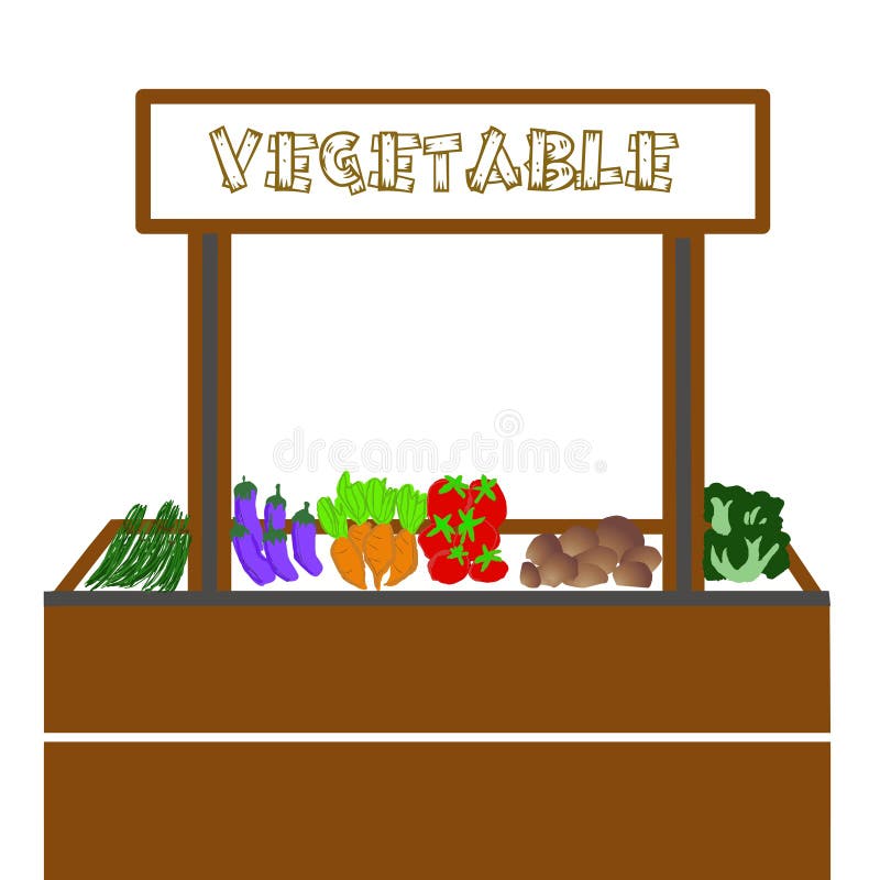 Vegetable shop stock illustration. Illustration of carrot - 143008992
