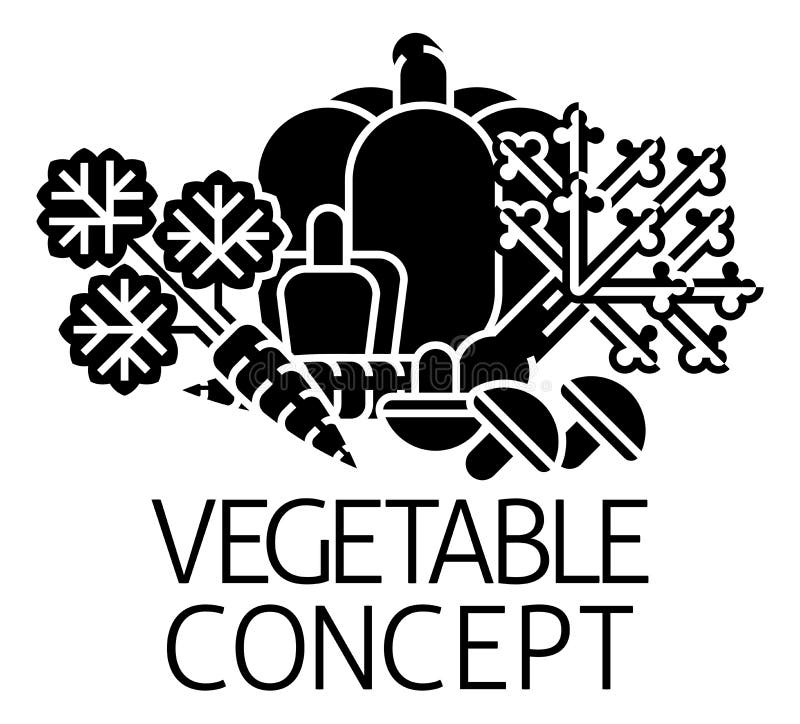 Vegetable Sign board stock vector. Illustration of marrow - 7993908