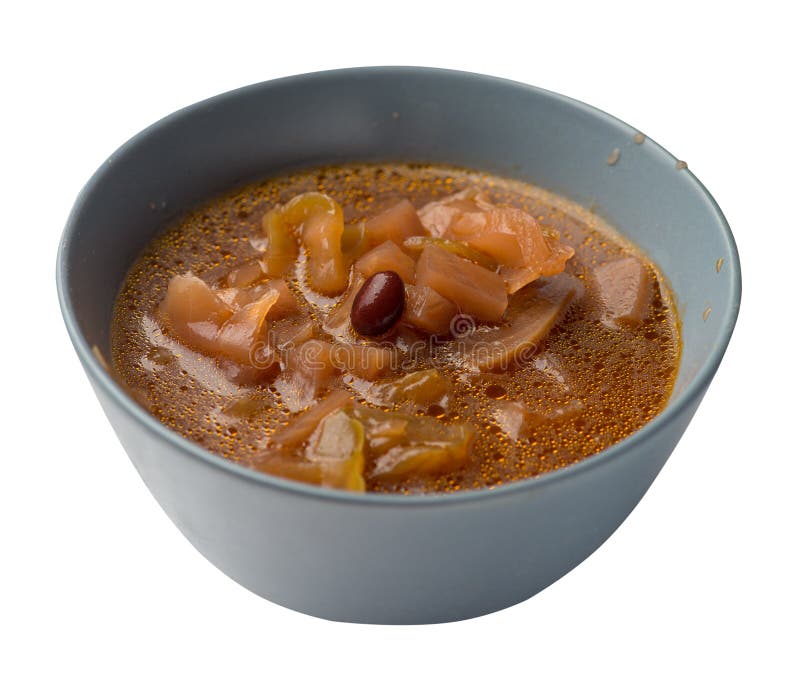 Vegetable Soup Isolated on White Background .vegetable Soup in Plate ...
