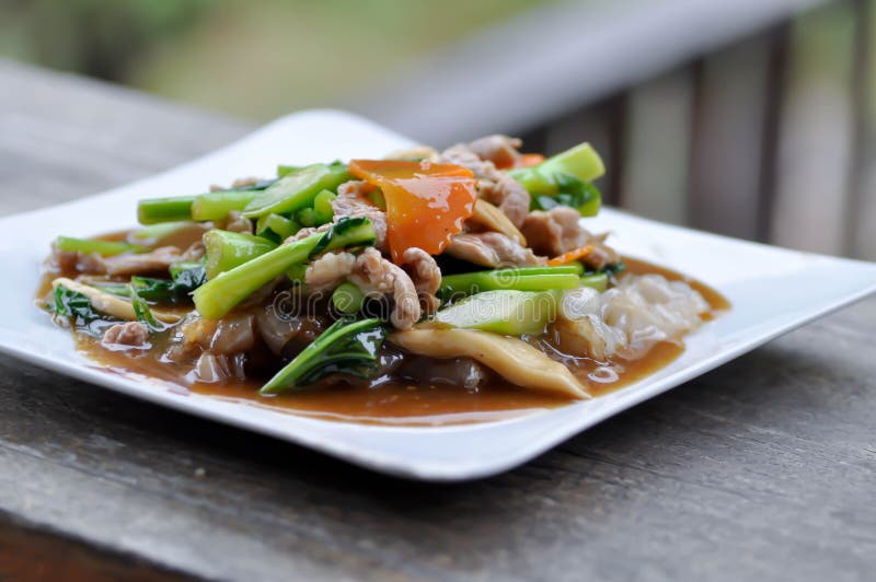 Vegetable Soup, Stir Fried Noodle Stock Image - Image of asian, chinese ...