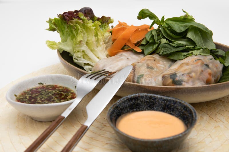 Vegetable spring roll stock image. Image of vietnam - 271916167