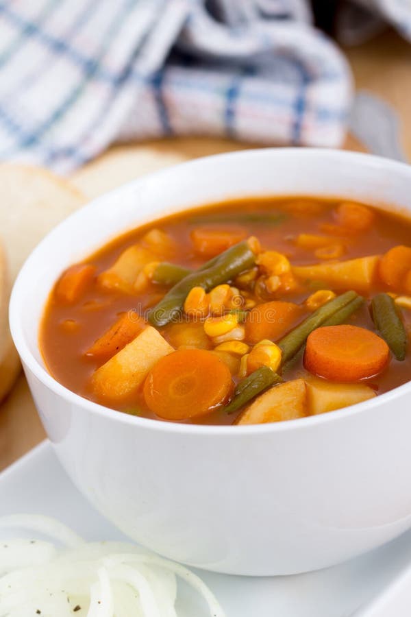 Vegetable stew bowl stock photo. Image of corn, homemade - 62705854