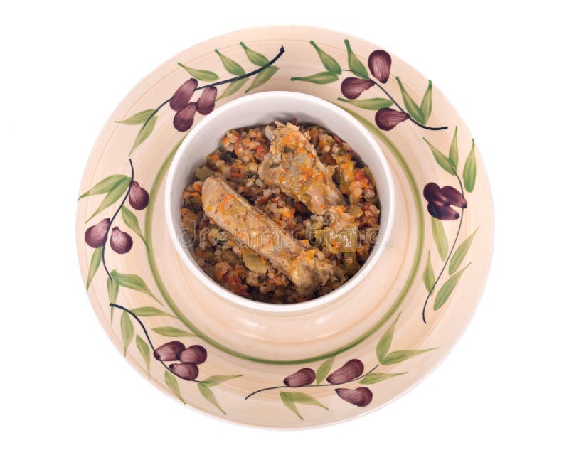 Vegetable stew in clay pot stock image. Image of onion - 77022683