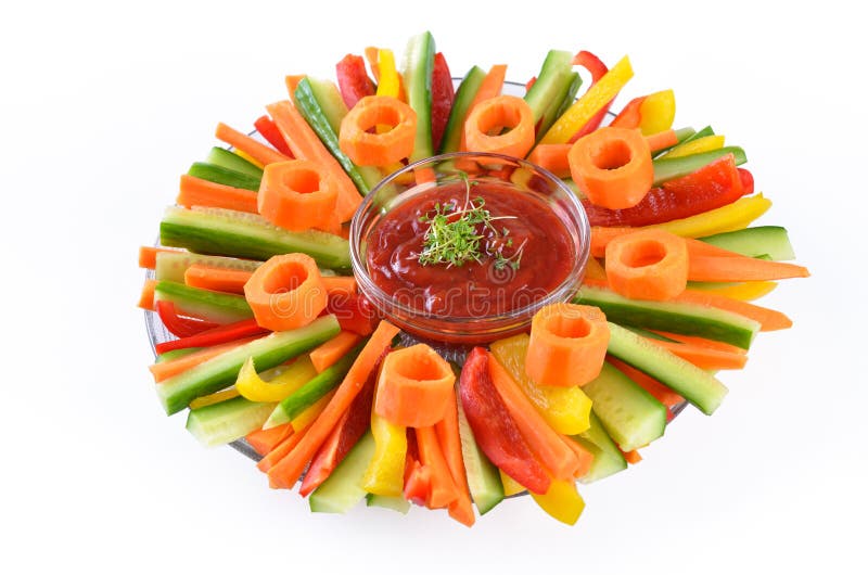 Vegetable sticks stock image. Image of food, mixed, dips - 21274659