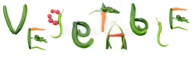 VEGETABLE TEXT stock image. Image of farming, cuisine - 22167757
