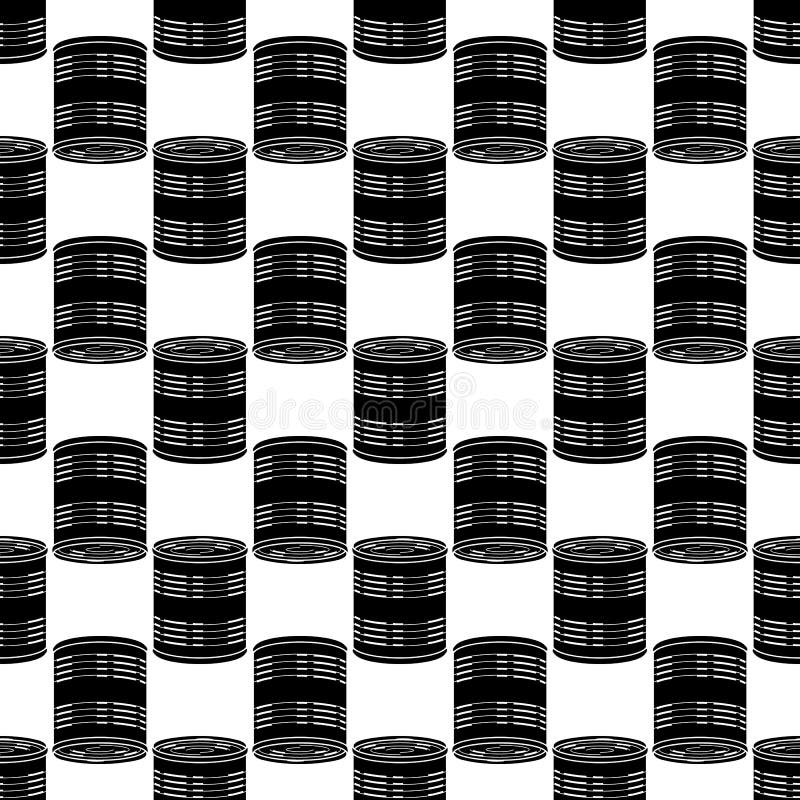Vegetable Tin Can Pattern Seamless Vector Stock Vector - Illustration ...