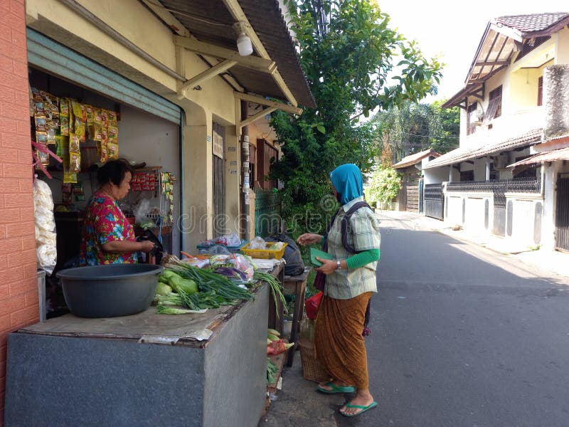Vegetable Vendors are Serving Customers Editorial Image - Image of ...