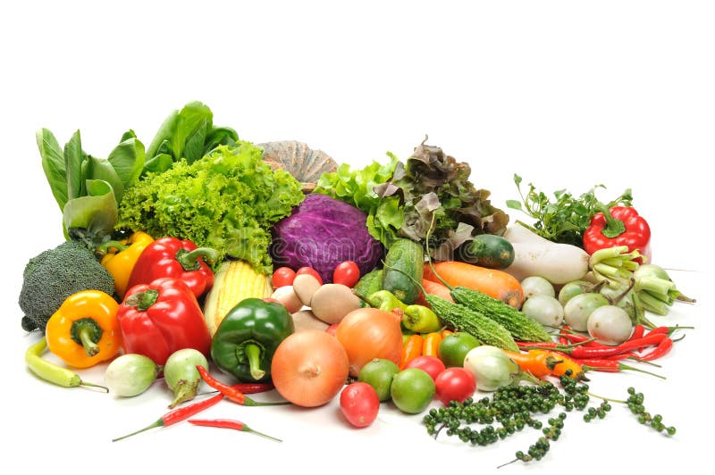 Selection of Fresh Vegetables Stock Image - Image of nutritional ...