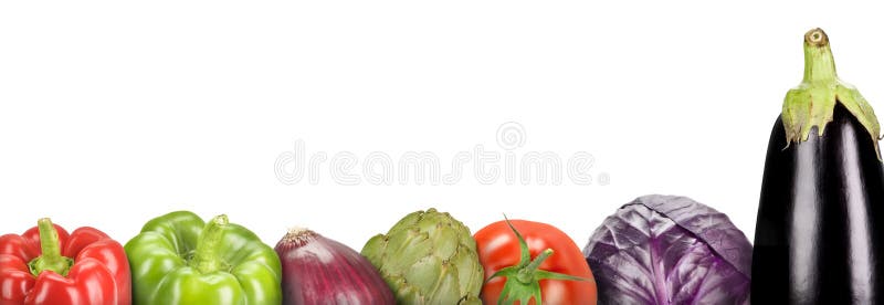 Isolated vegetables stock photo. Image of gastronomy, vegetarian - 6241134