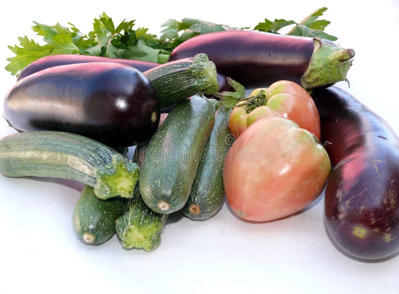 Ratatouille Tower stock photo. Image of purple, courgette - 11840872