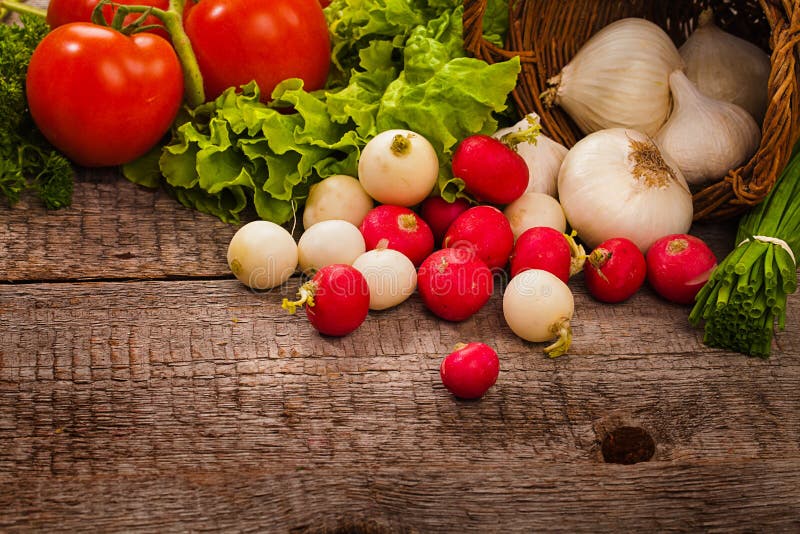 Vegetables background stock image. Image of basket, garlic - 31369203
