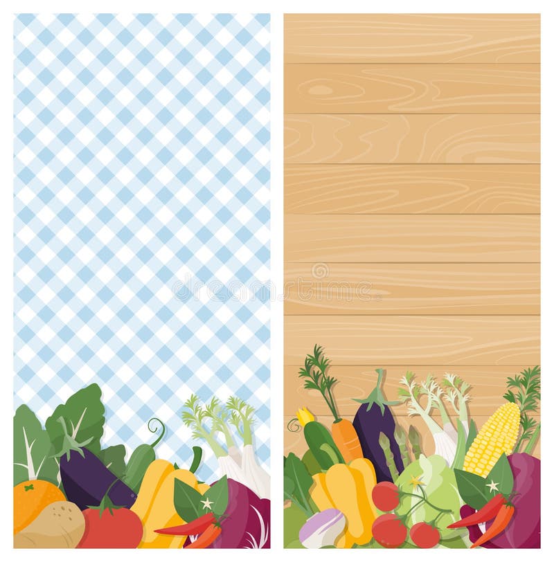 Vegetables banners stock vector. Illustration of ingredients - 70188507
