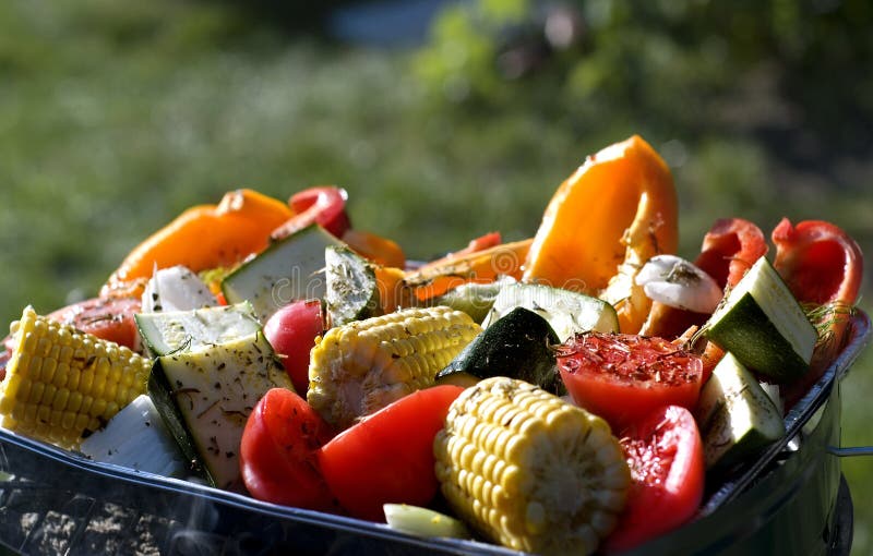 Vegetables barbecue stock photo. Image of spicy, zucchini - 10770684