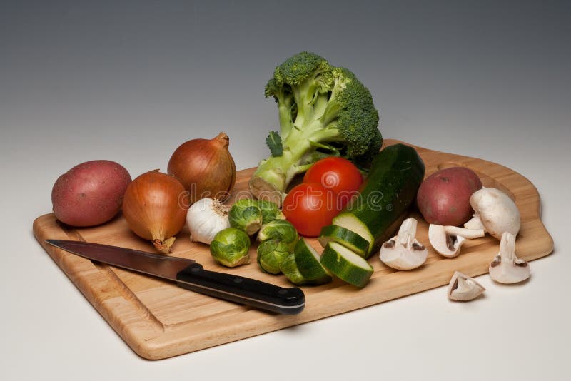 Vegetables being prepared stock image. Image of food - 12973471