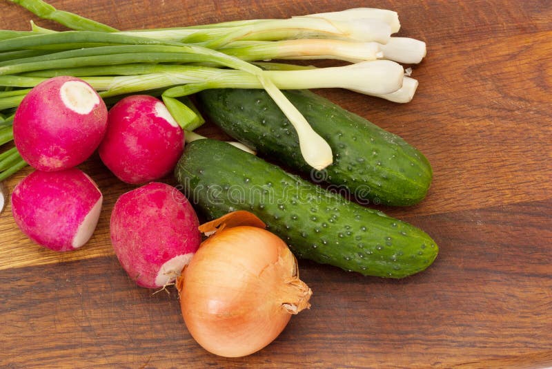Vegetables on board stock photo. Image of lifestyle, cucumber - 55307800