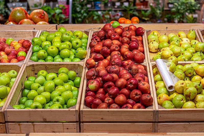 Vegetables in Boxes in Stores Stock Photo - Image of organic, tomato ...