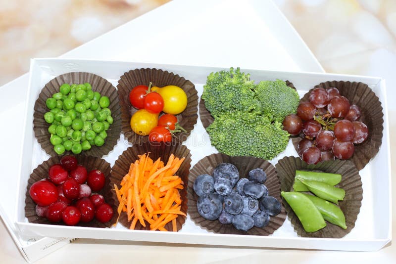 Vegetables instead of Chocolate Stock Image - Image of healthy ...