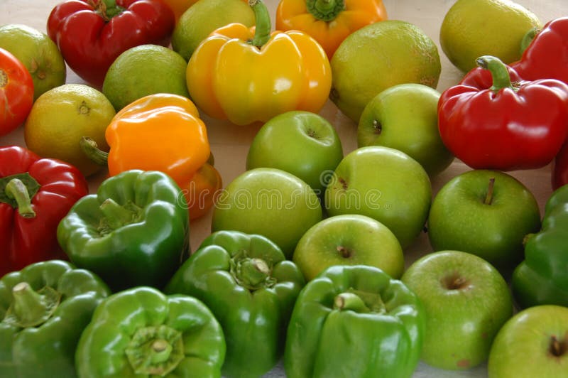 Vegetables Close Up at Home Stock Image - Image of capsicum, artificial ...