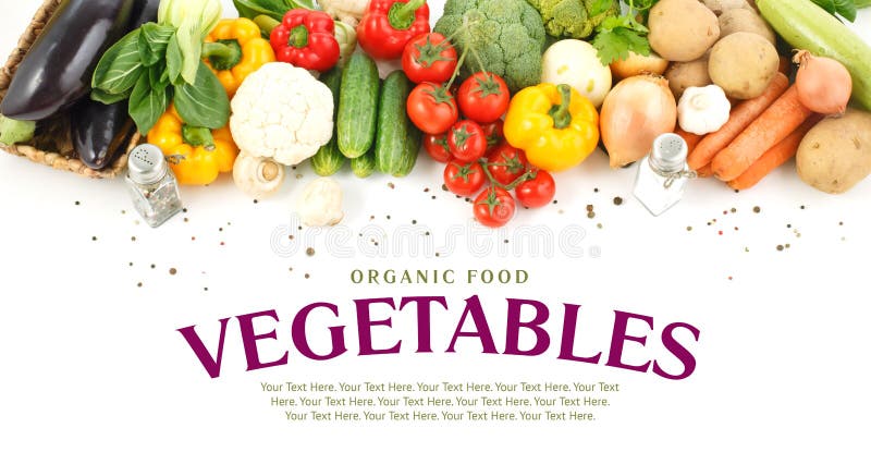 Vegetables Close-up with Space for Text. Stock Photo - Image of cooking ...