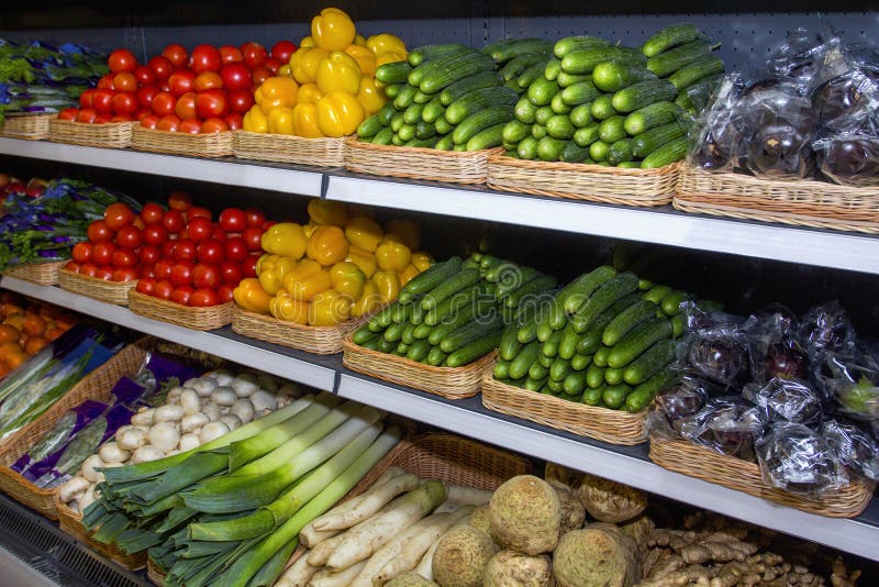 Vegetables on the counter stock image. Image of goods - 70750201