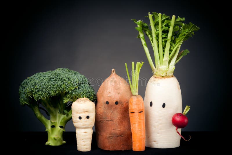 Vegetables with Eyes stock image. Image of vegetarian - 84867287
