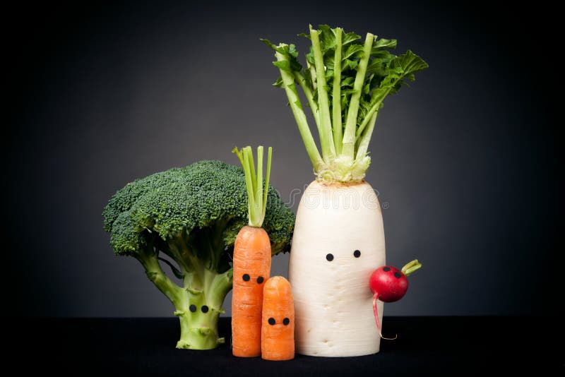 Vegetables with Eyes stock photo. Image of together, horizontal - 94119016