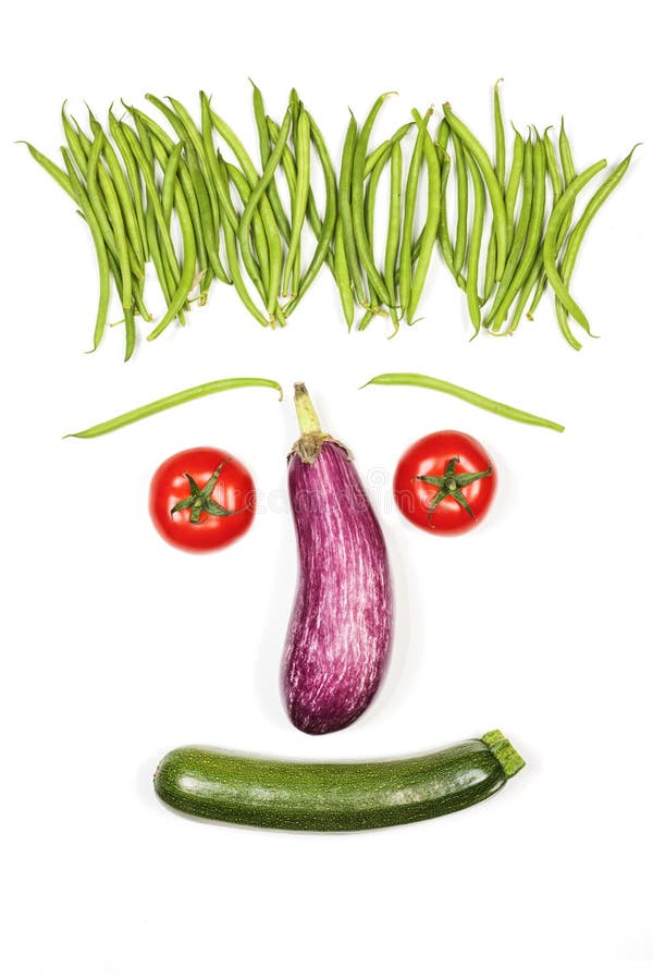 Sad vegetables face stock photo. Image of disappointment - 6124994