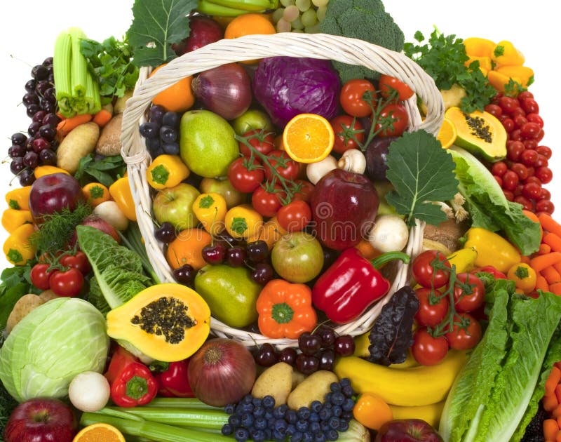 Vegetables and Fruits stock image. Image of fruits, arrangement - 4091033