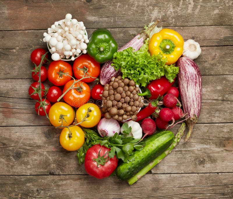 Vegetables heart stock photo. Image of supermarket, meal - 71067702