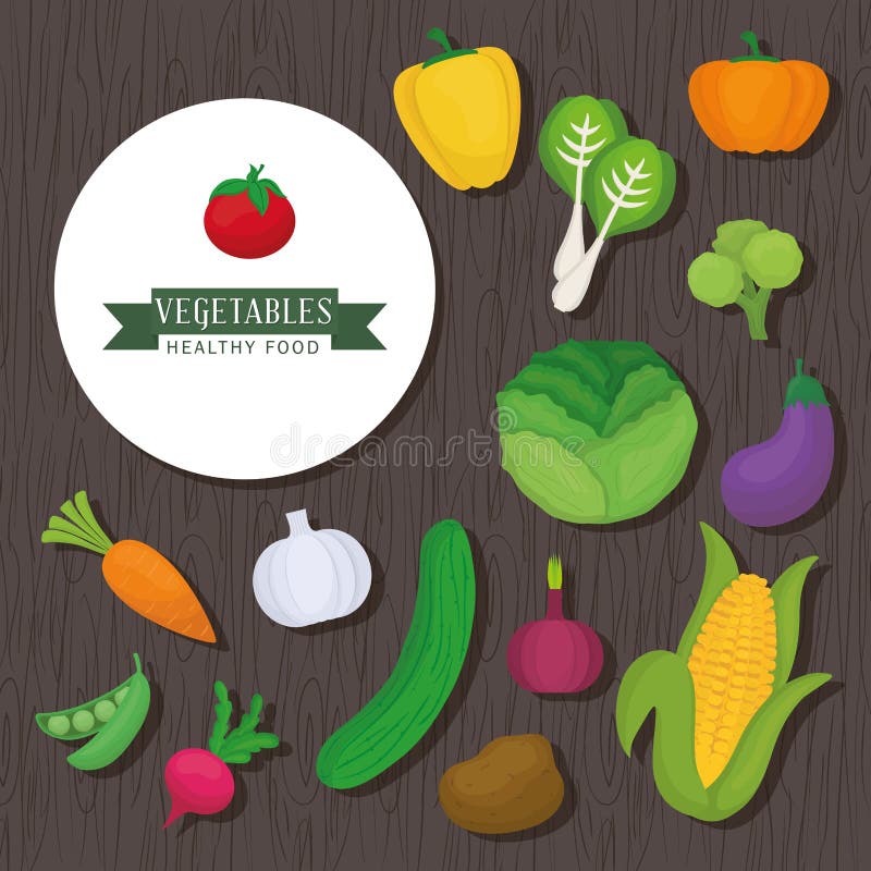 Vegetables icon design stock vector. Illustration of lettuce - 66575829