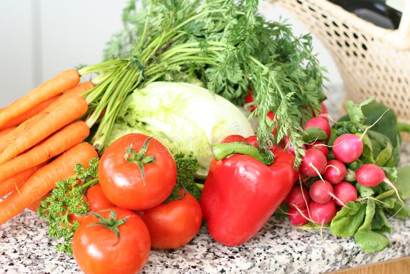 Vegetables In The Kitchen Picture. Image: 8275108
