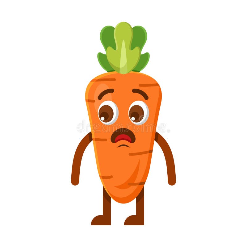 Vegetables Mascot Character Design Cartoon Stock Vector - Illustration ...