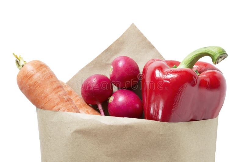Vegetables in a packet stock image. Image of diet, pepper - 197762571