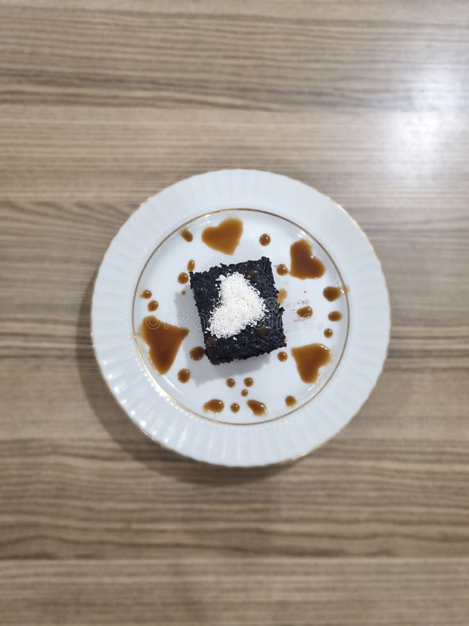 Heart on Cake & X28;turkish Cake& X29; Stock Image - Image of plate ...