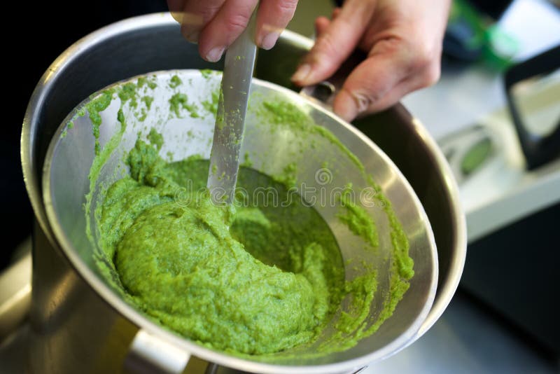 Vegetables Pureed Preparation Stock Image - Image of occupation ...