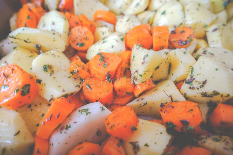 Vegetables Ready To Cook in Oven Stock Image - Image of food, diet ...